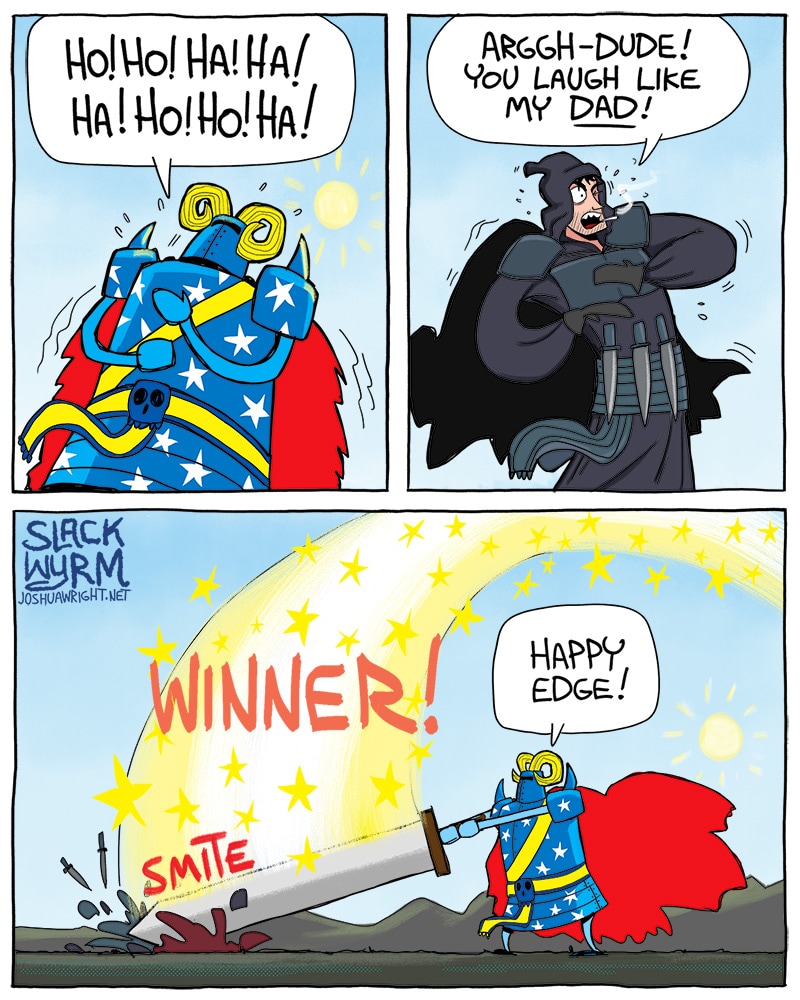 Read Slack Wyrm :: Gritty the Hood vs. Lord Edgelord | Tapas Community