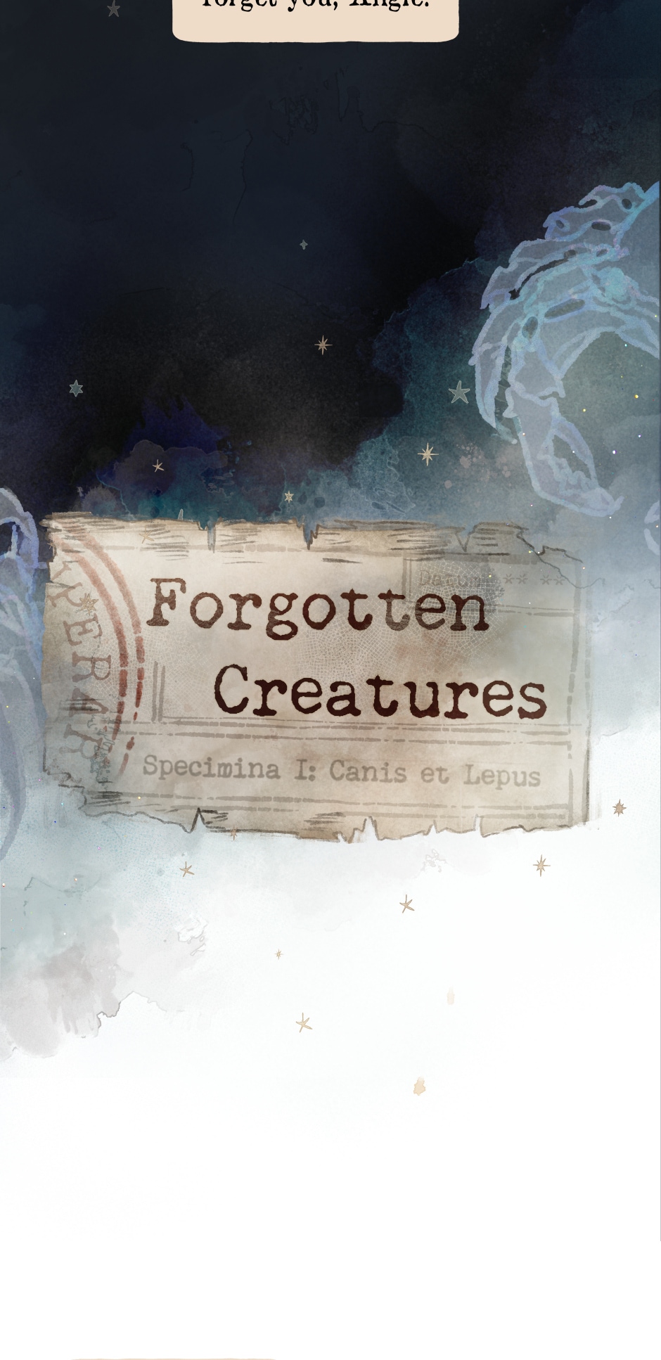 Read Forgotten Creatures :: V : Old Heartbreaks (2/4) | Tapas Community