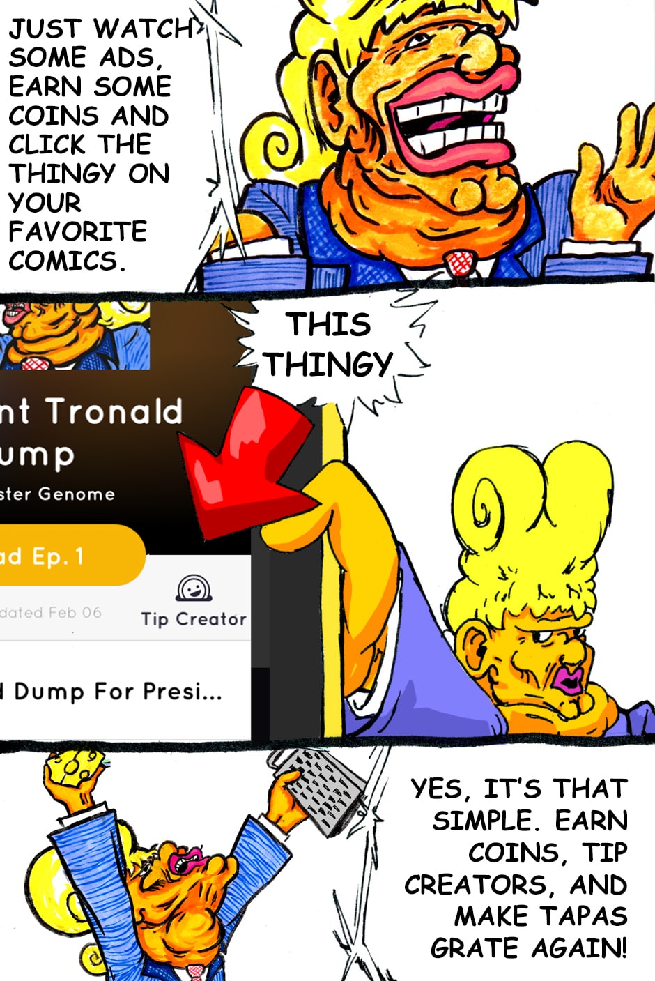 Read President Tronald Dump :: Shameless | Tapas Comics