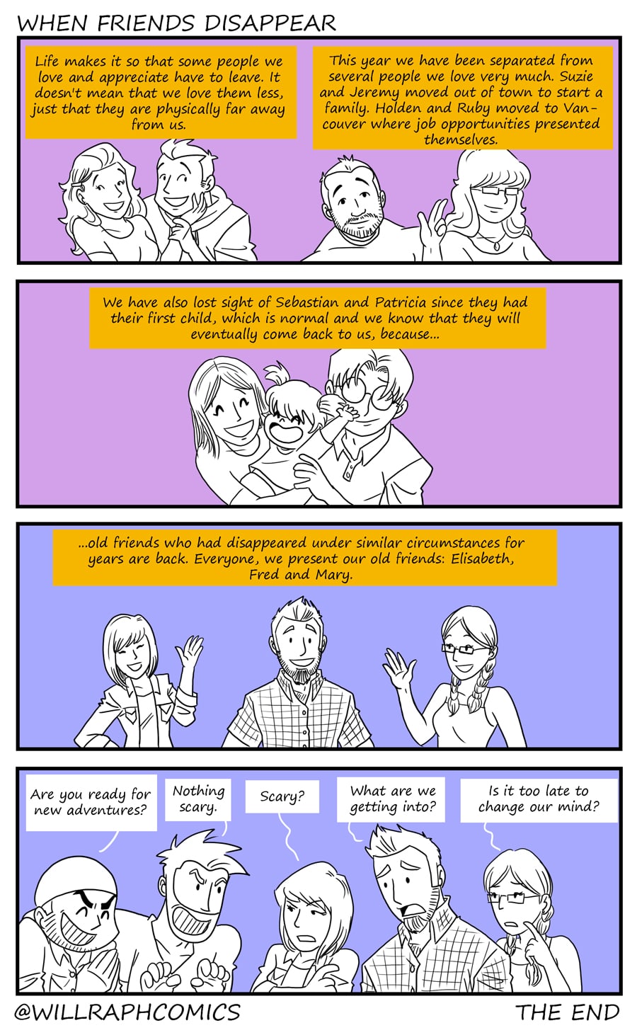 Read Will and Raph Chronicles :: When friends disappear | Tapas Community