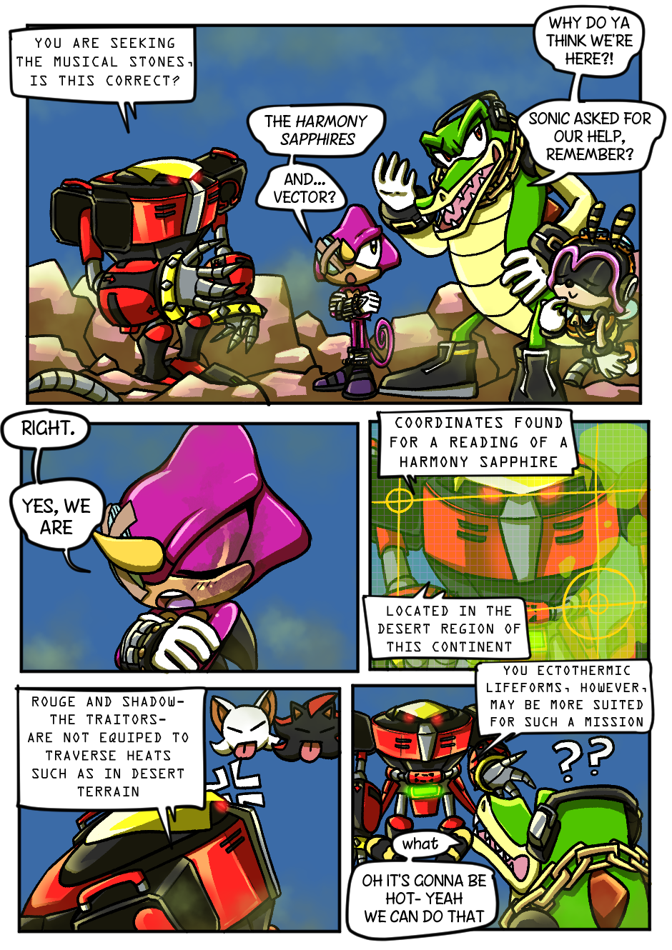 Read Team Chaotix Detective Agency :: Revenge of the Robot Graveyard ...