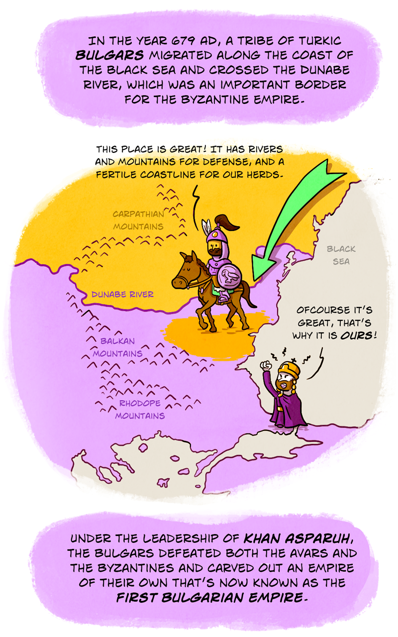 Read Drawing History :: 108 Slavs & Bulgars | Tapas Community