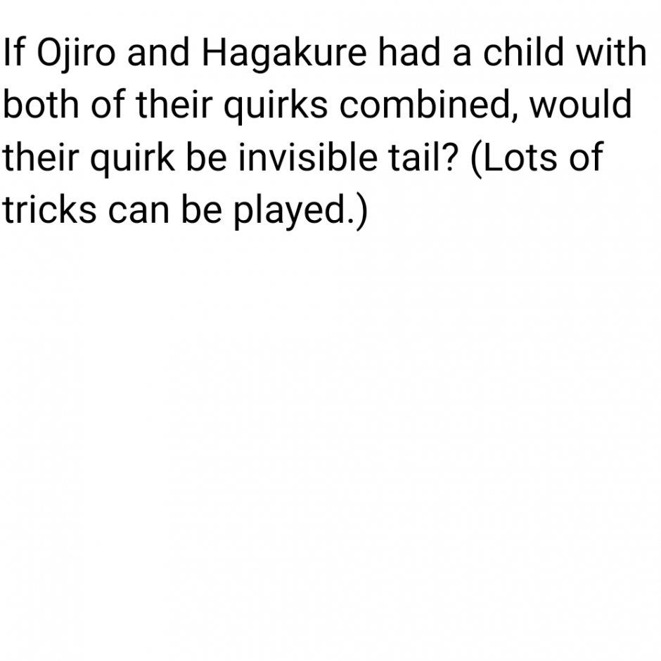Read MHA Questions :: Ojiro and Hagakure Child Quirk | Tapas Comics