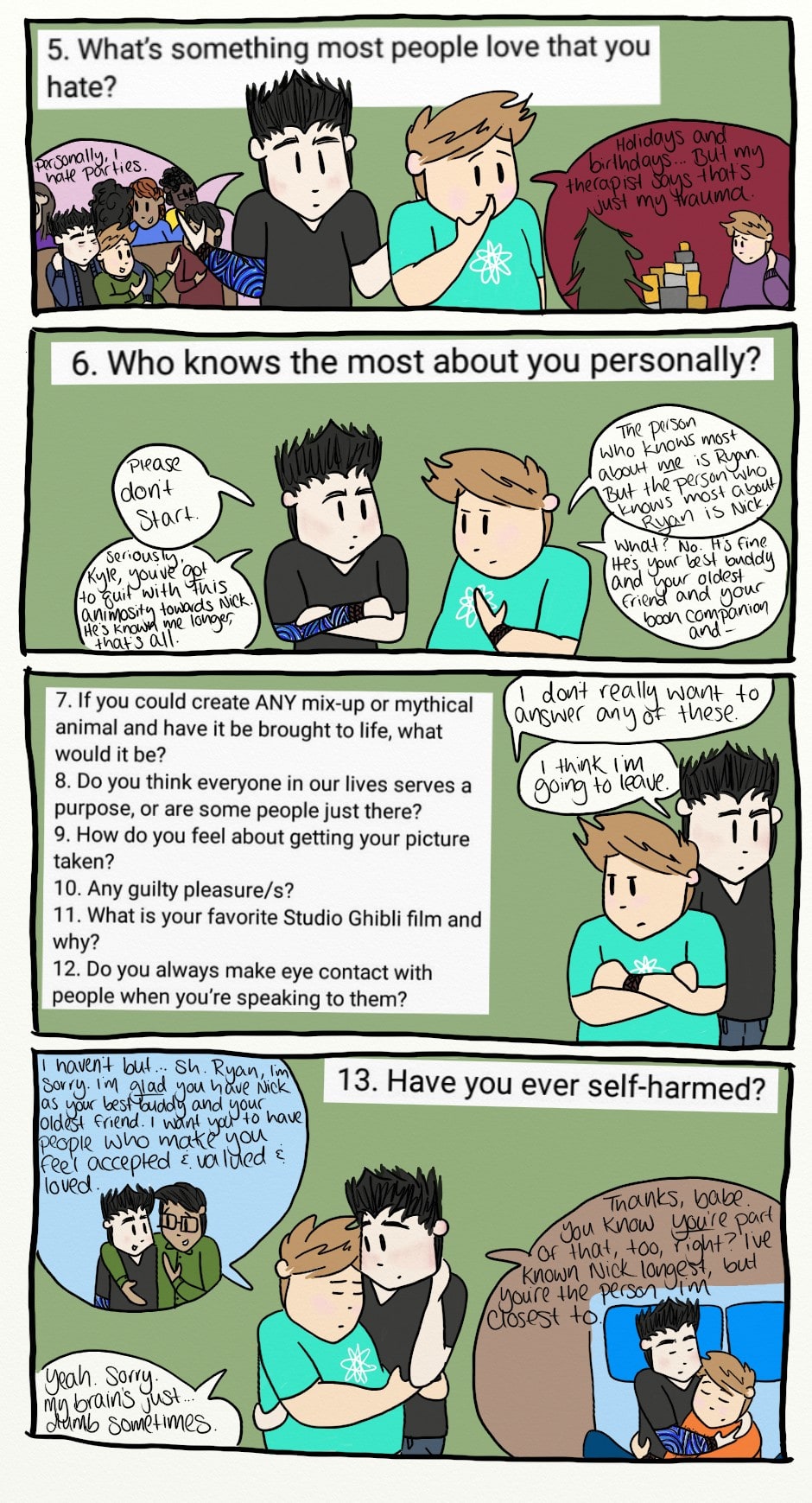 Read Here's What Happened :: Questions - 300th Update Bonus Comic ...