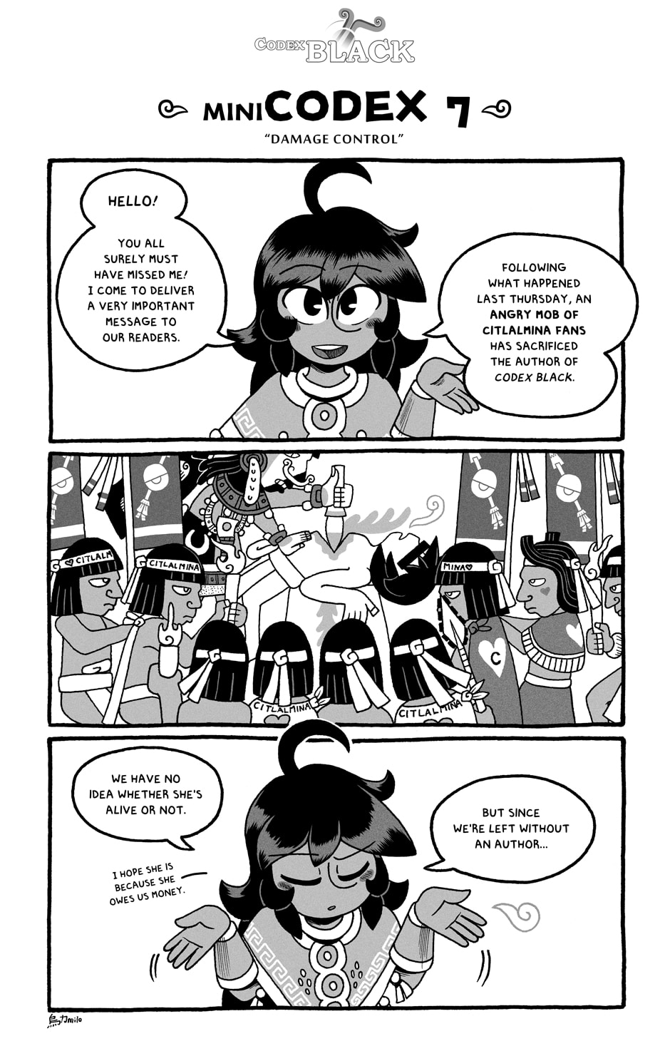 Read Codex Black :: Mini Codex 7 | Tapas Community