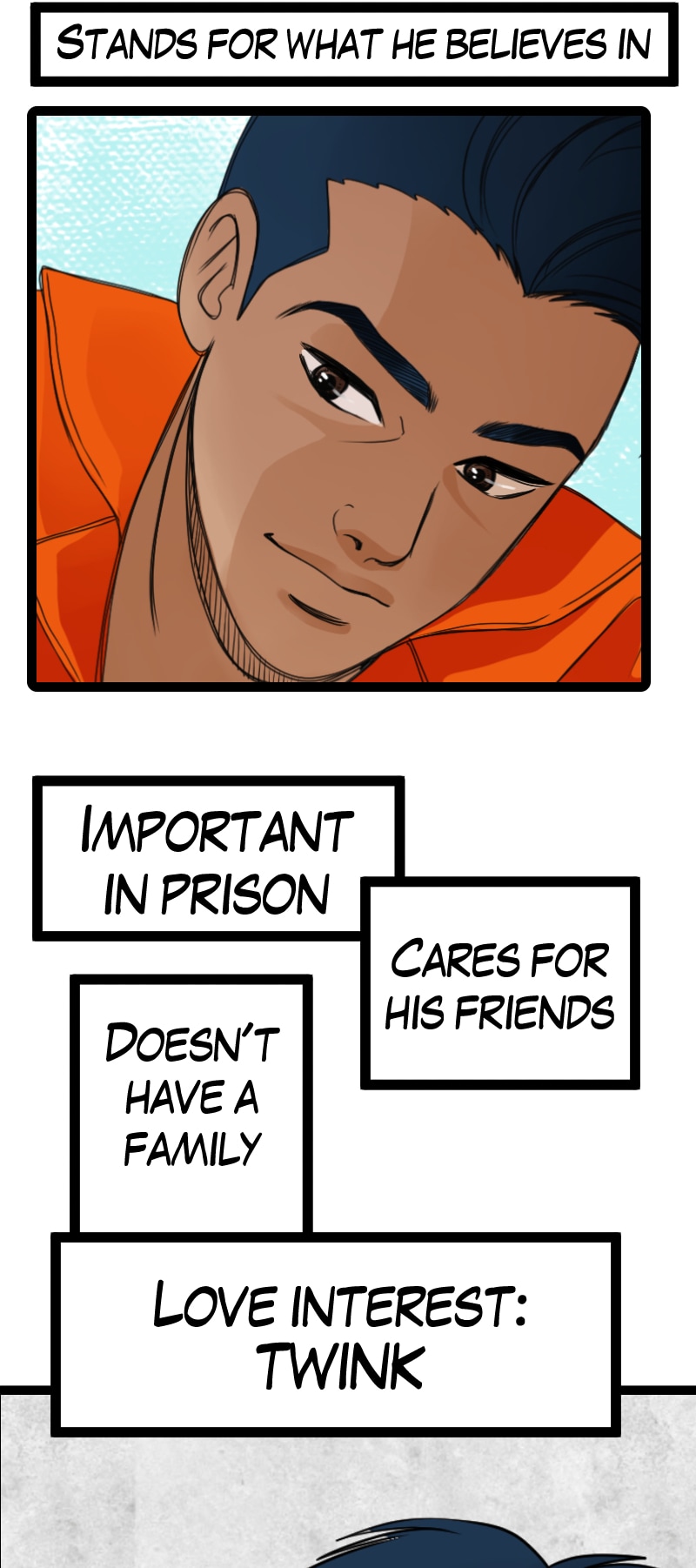 Read My Cellmate - the webtoon - BL :: Skull Crusher Character sheet ...