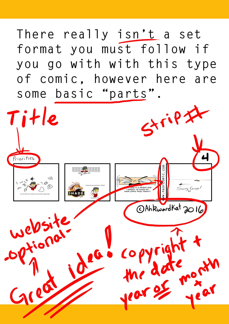 Read How to Make Comics :: Margins and Paper Sizes | Tapas Comics