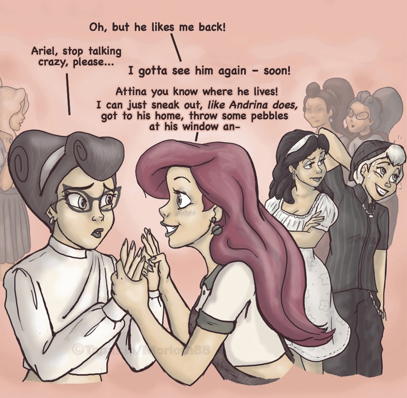 Read Disney High School :: 138. Sisterly advice | Tapas Community