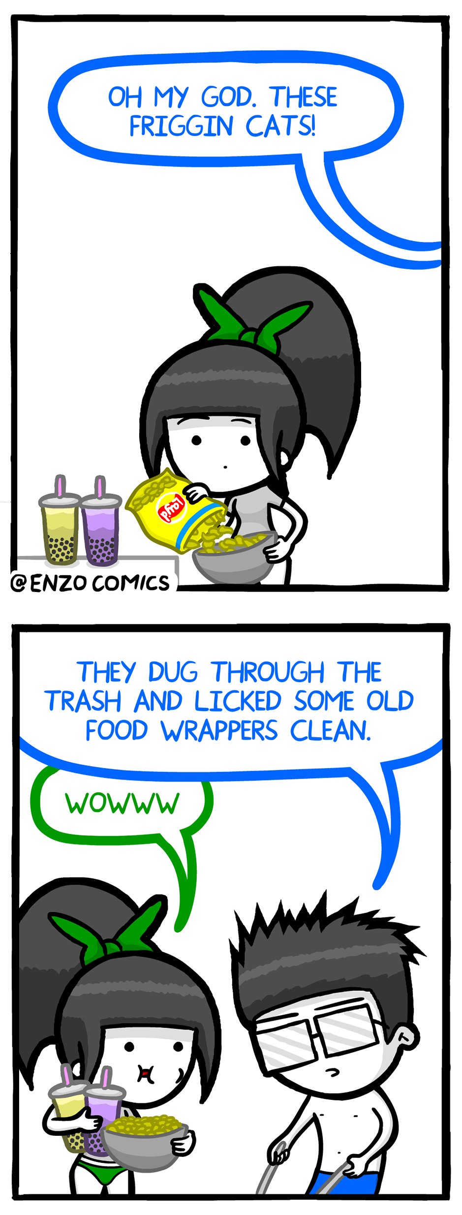 Read Cheer Up, Emo Kid :: Scraps | Tapas Comics