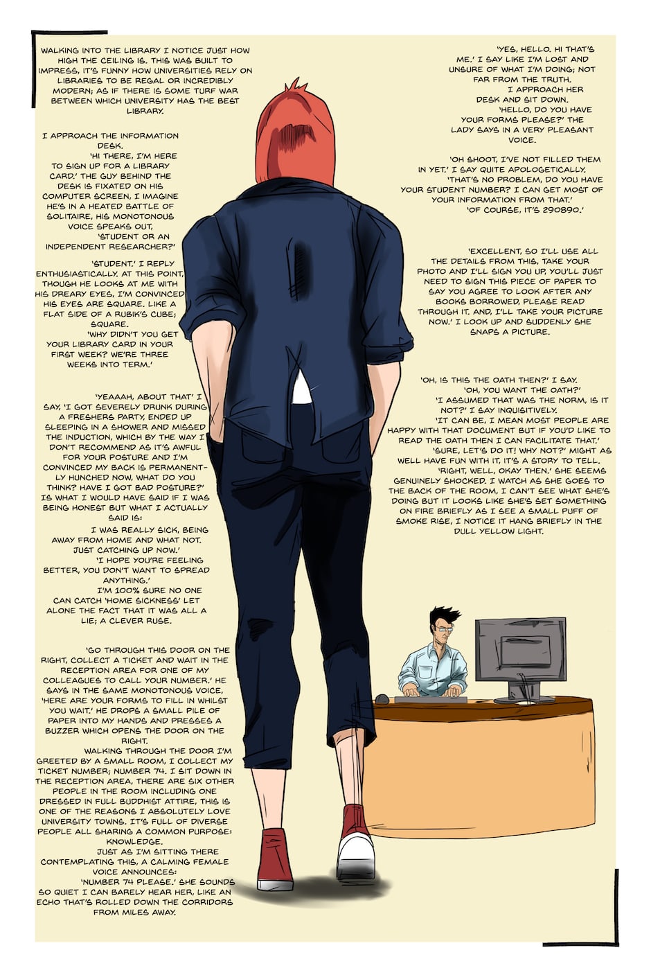 Read The Library Card :: PG.3 | Tapas Comics