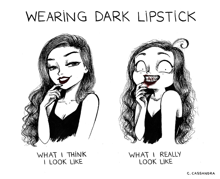 Read Cassandra Comics :: Dark lipstick | Tapas Community
