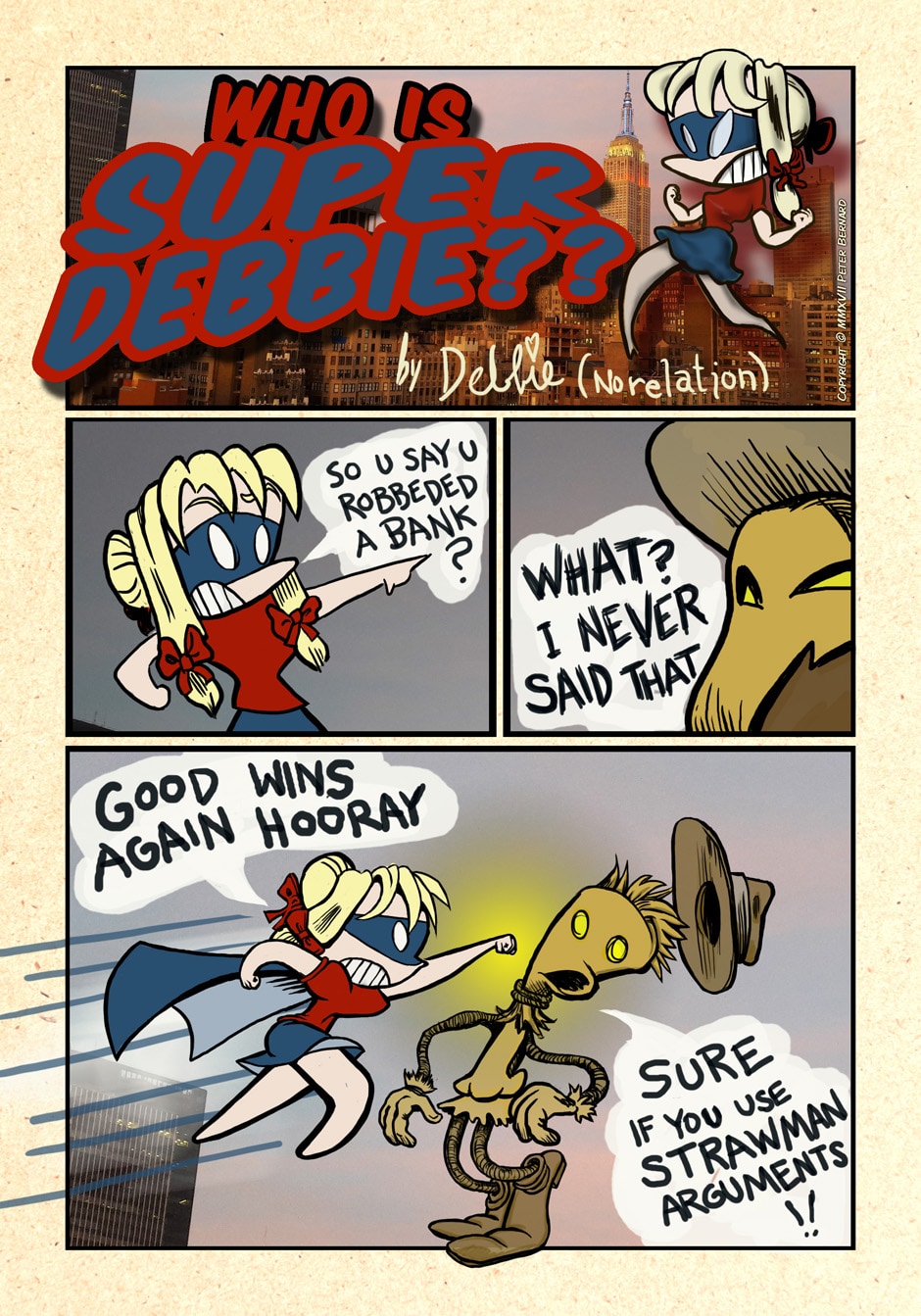 Read Those American Girls :: WHO IS SUPER DEBBIE by Debbie | Tapas Comics