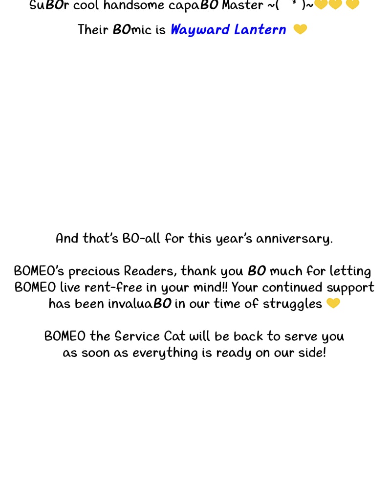 Read BOMEO the Service Cat :: 2nd Anniversary Celebration!! | Tapas ...