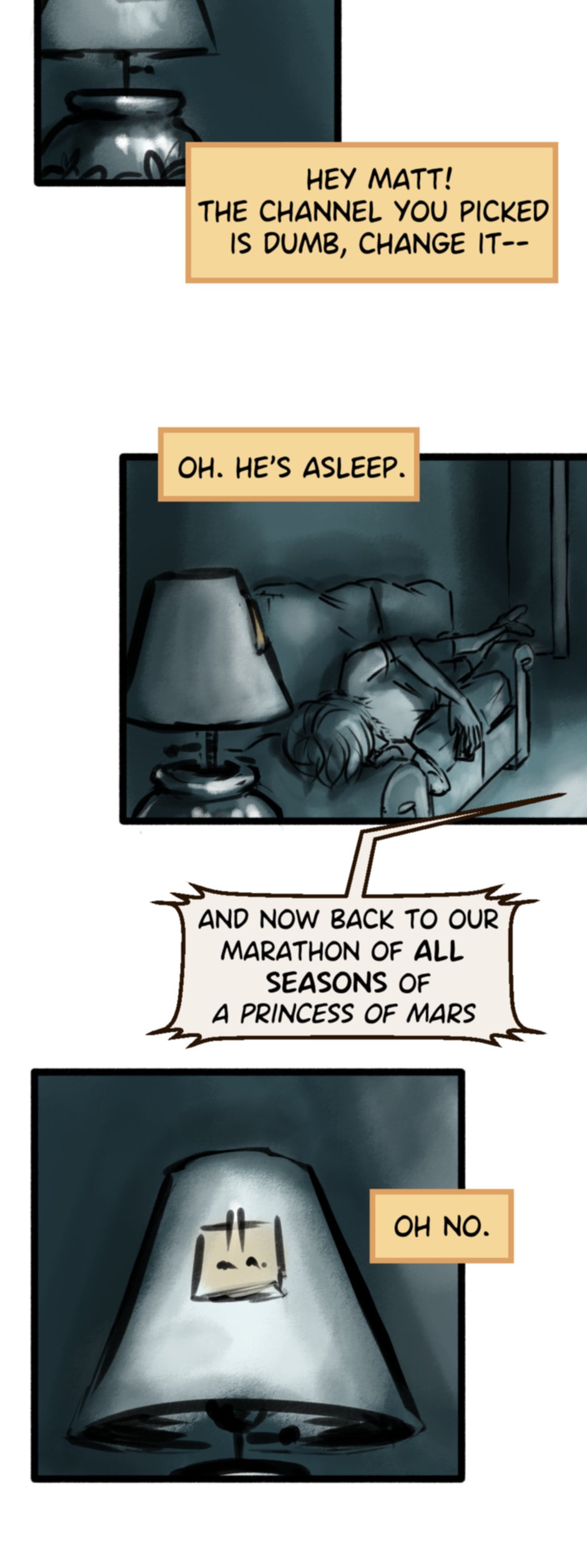 Read Lamp Comic :: Late-night TV | Tapas Comics