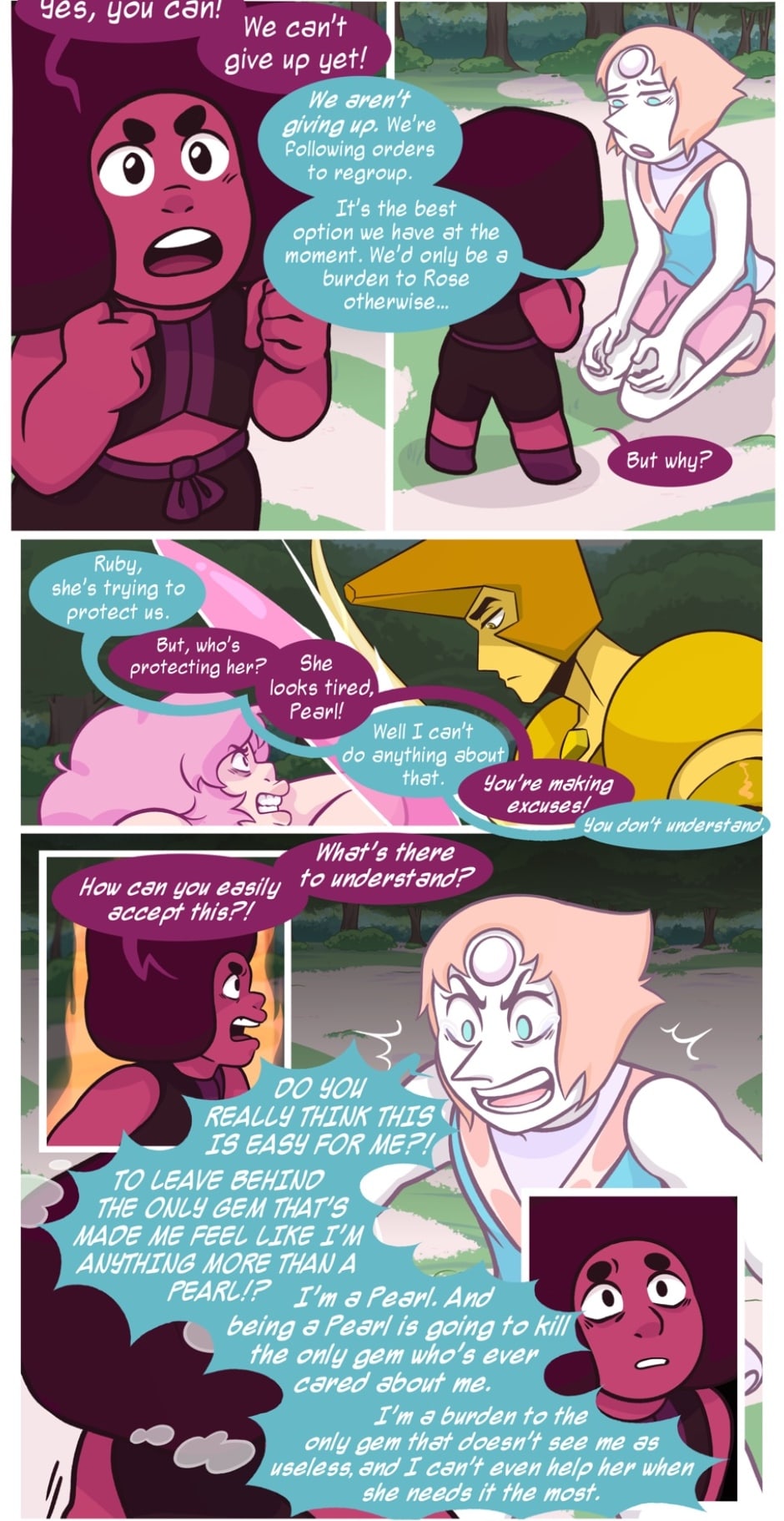 Read Fracture AU ( Steven Universe AU ) :: A Fateful Encounter (part 2) | Tapas Community