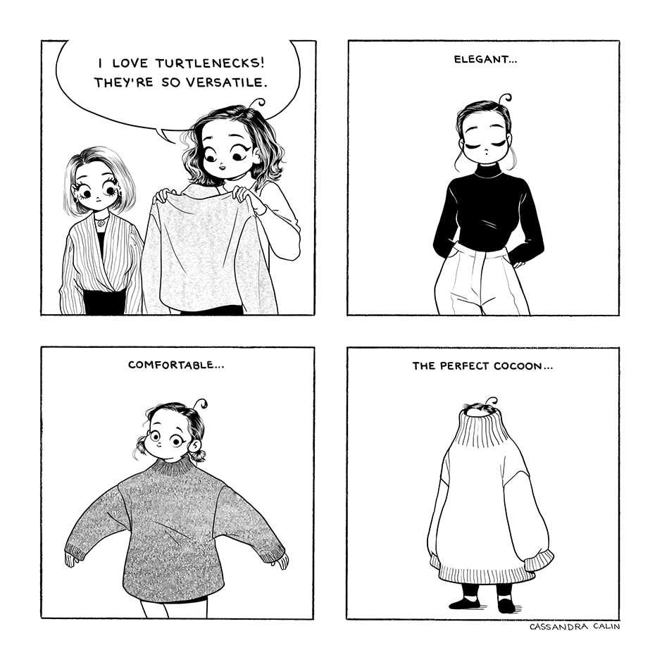 Read Cassandra Comics :: Why I love turtlenecks | Tapas Community