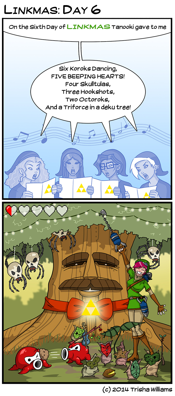 Read Gamer Girl Pinups :: Linkmas: Day 6 | Tapas Comics