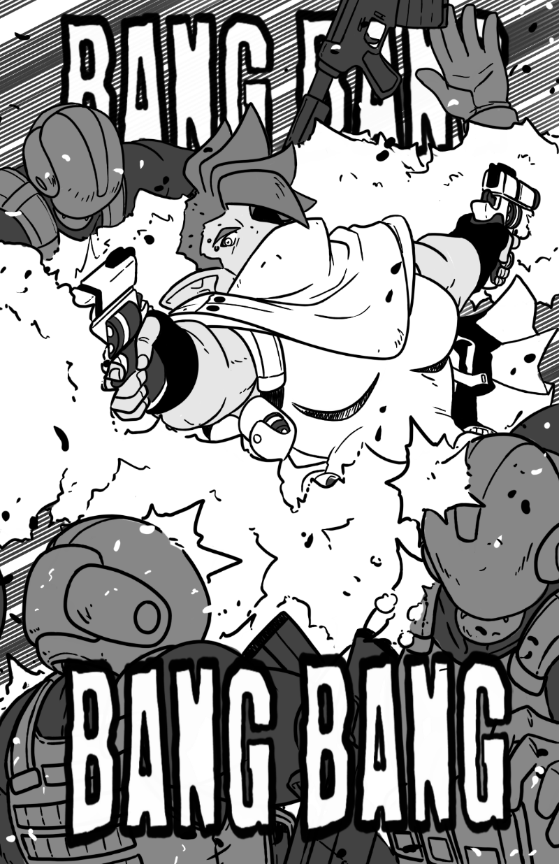 Read Kitty Kitty Bang Bang :: Pony Express Part 1 pg.37 | Tapas Comics