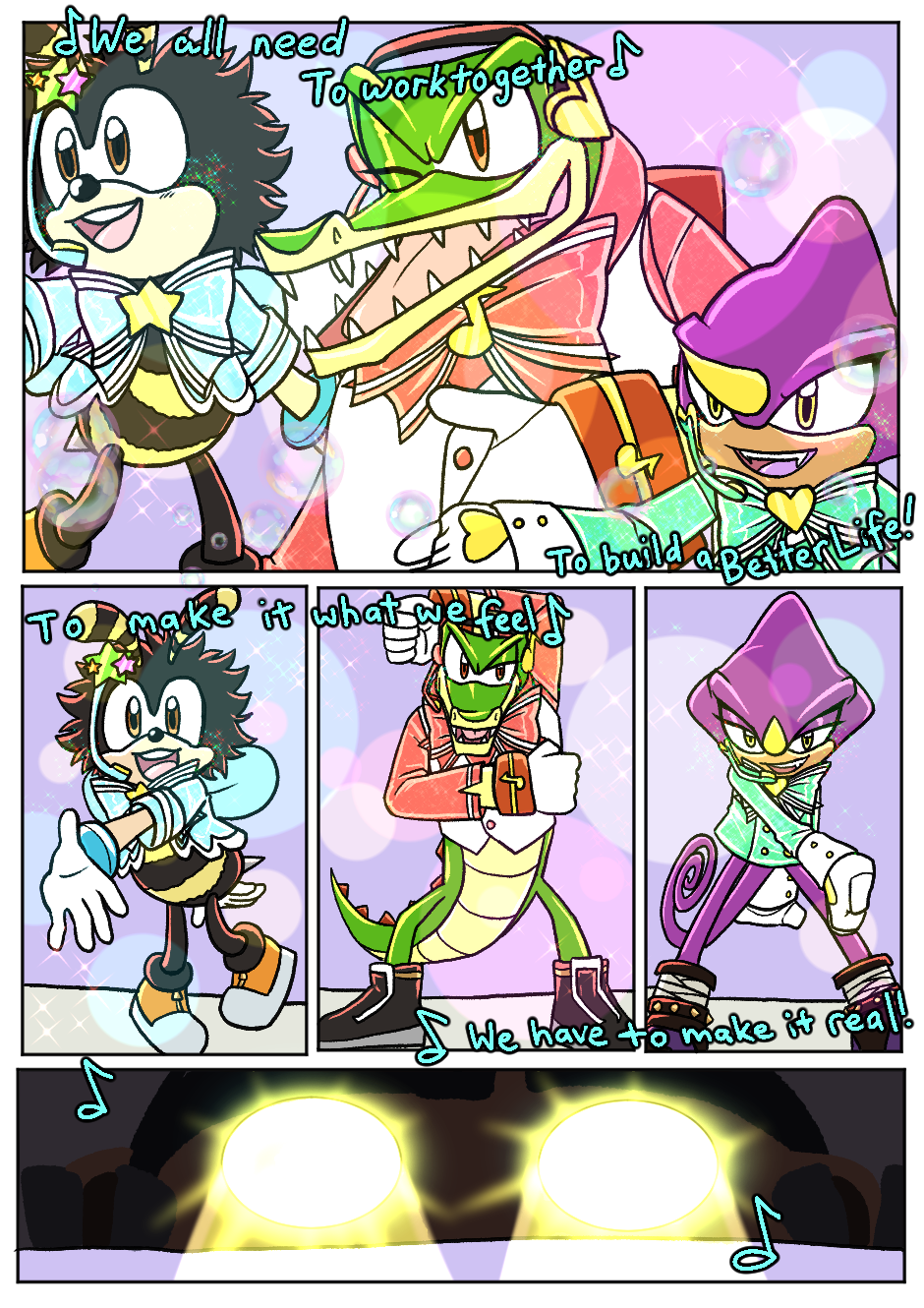 Read Team Chaotix Detective Agency :: Idol Panic! (part one) | Tapas ...