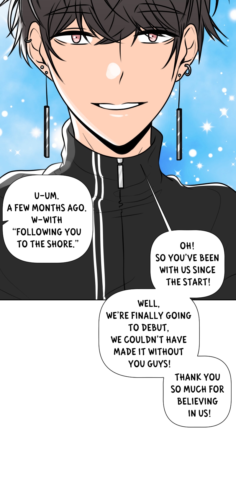 Read I SWITCHED bodies with my IDOL!! (BL) :: Track 1: Lyric 4 | Tapas Comics