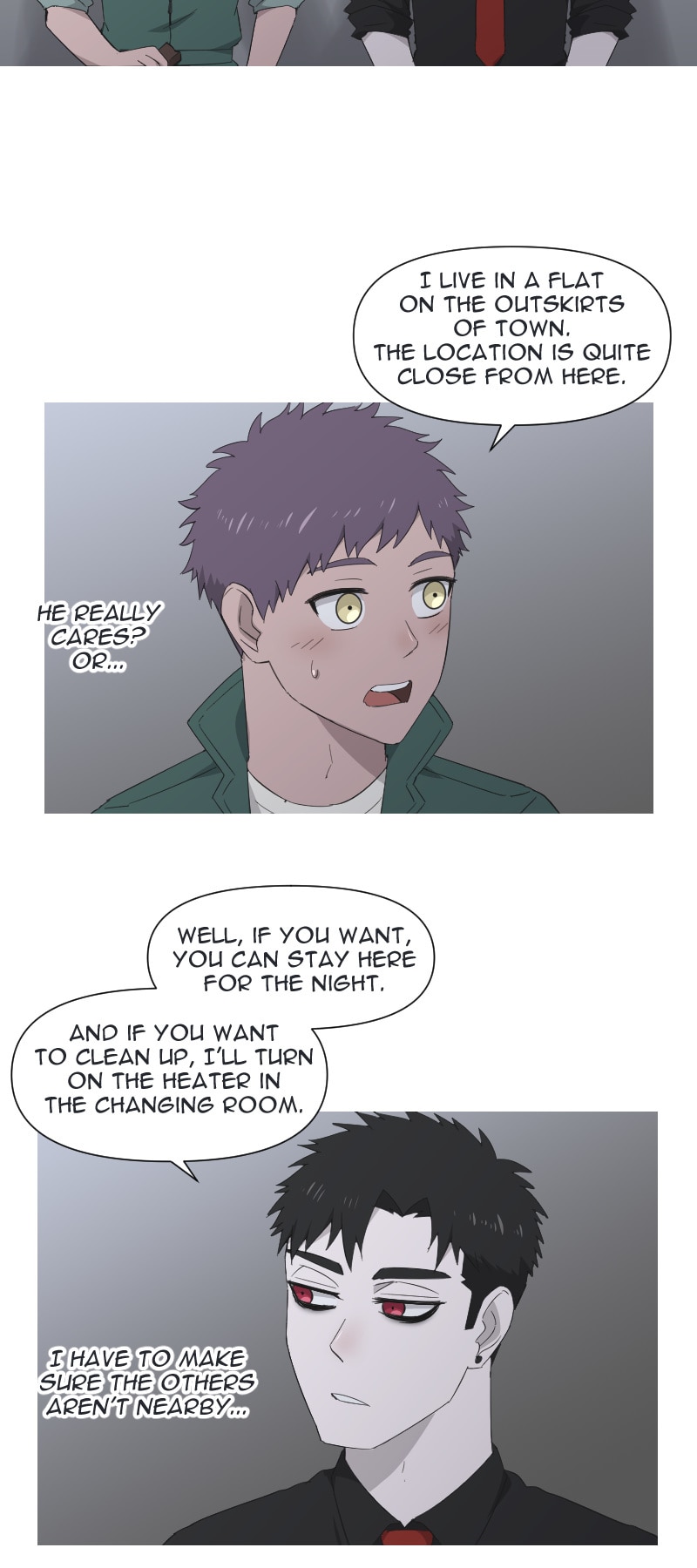 Read Mr. Morgue :: #22 He's... Smiling? | Tapas Community