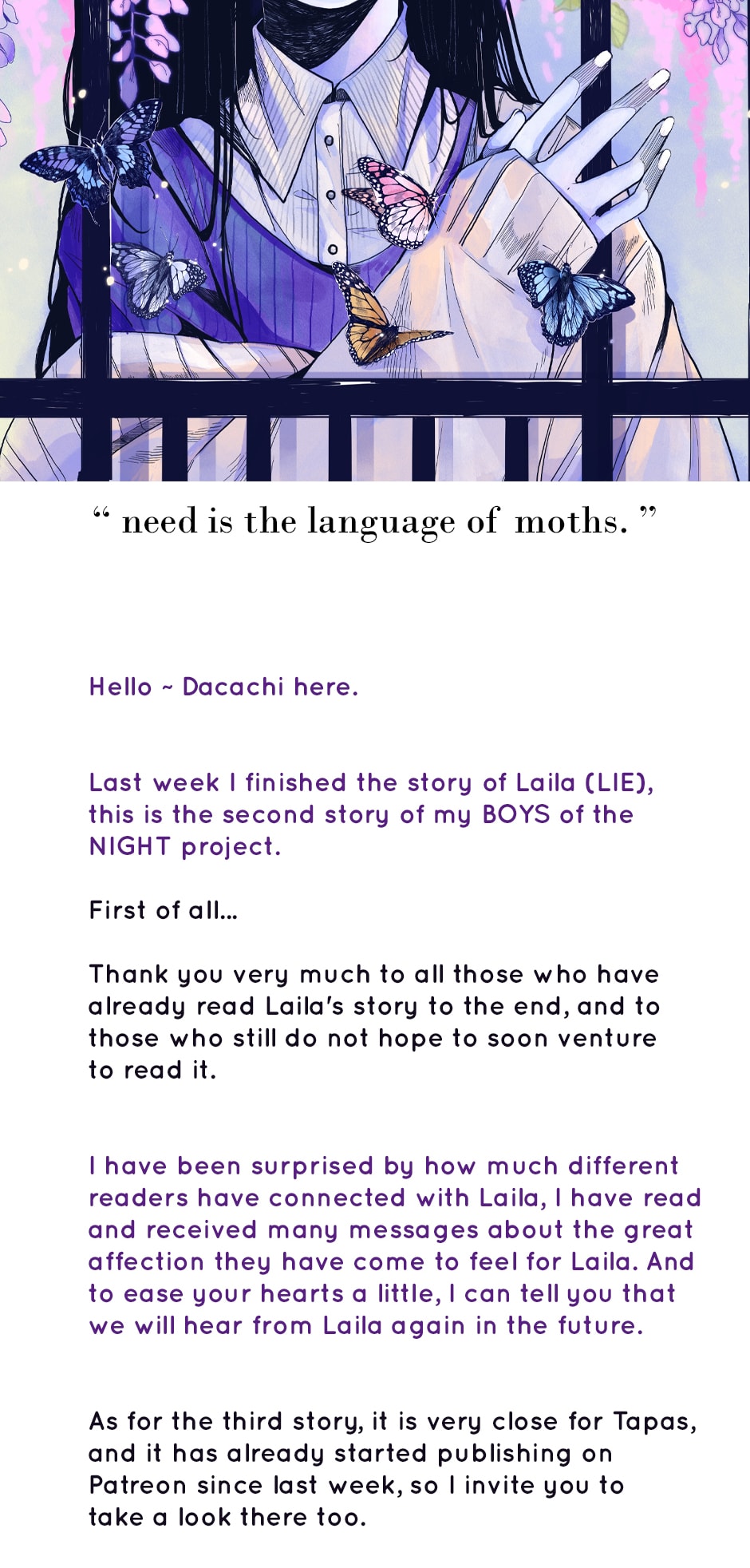 Read BOYS of the NIGHT :: Special ~ EXTRAS 02 + FanArts + Q&A | Tapas ...