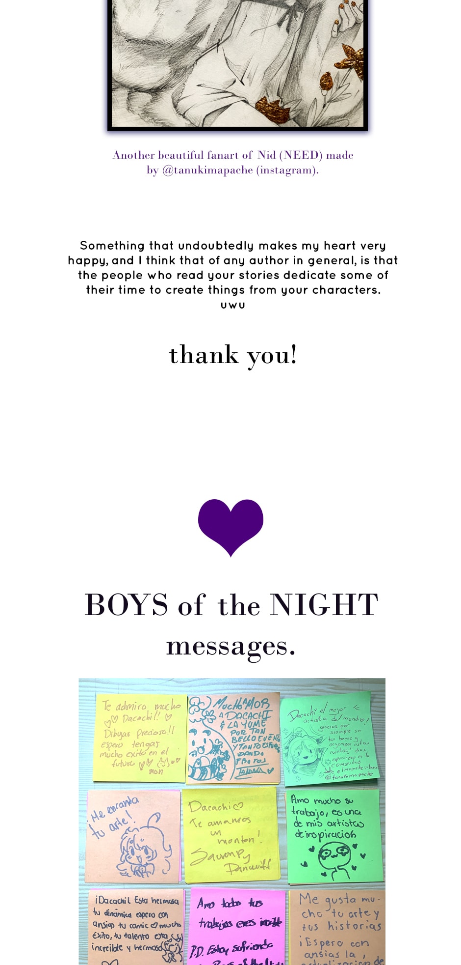 Read BOYS of the NIGHT :: Special ~ EXTRAS 02 + FanArts + Q&A | Tapas ...