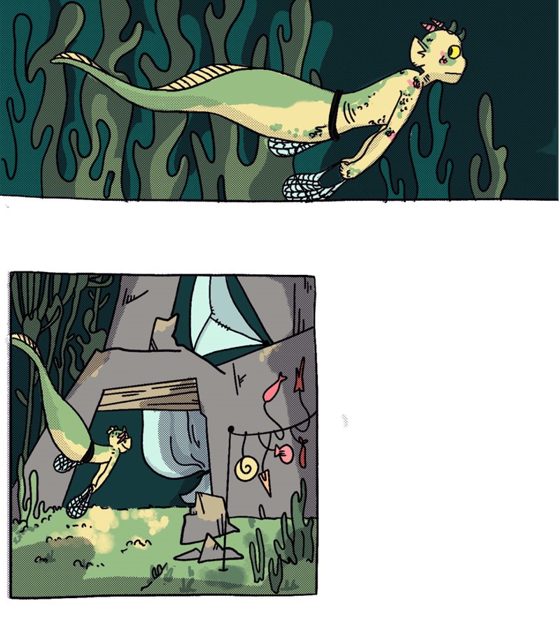 Read The Witch and the Sea Slug :: The Sea Slug | Tapas Comics