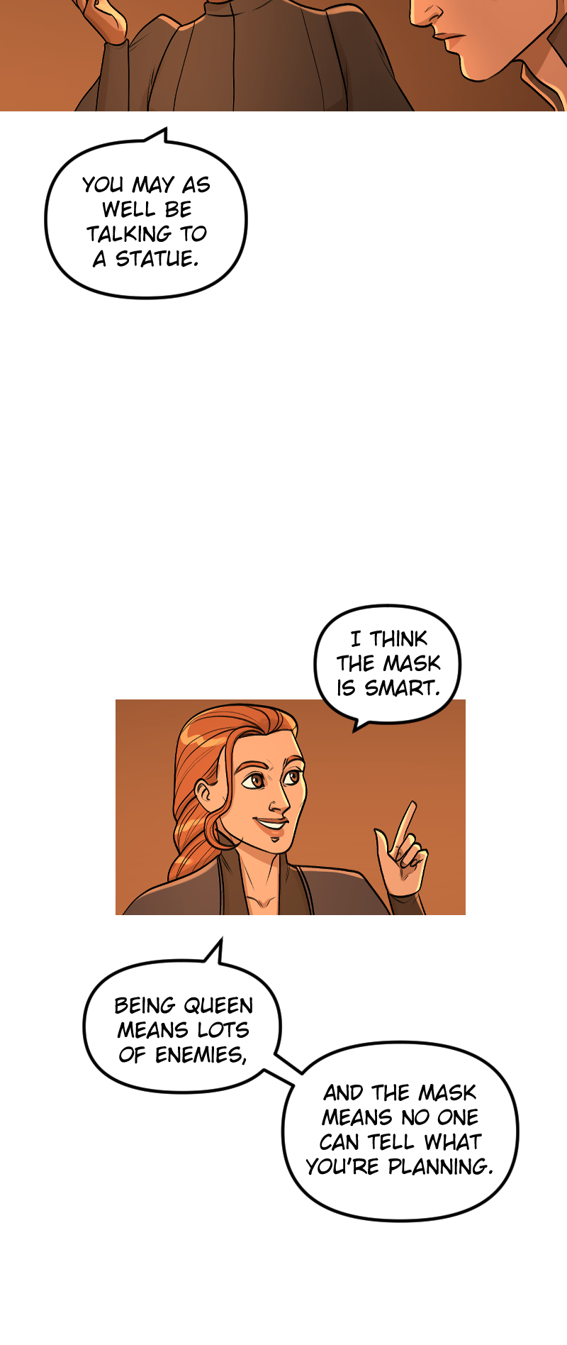 Read The Masked Queen :: CH 2.3 - People Love to Gossip | Tapas Community