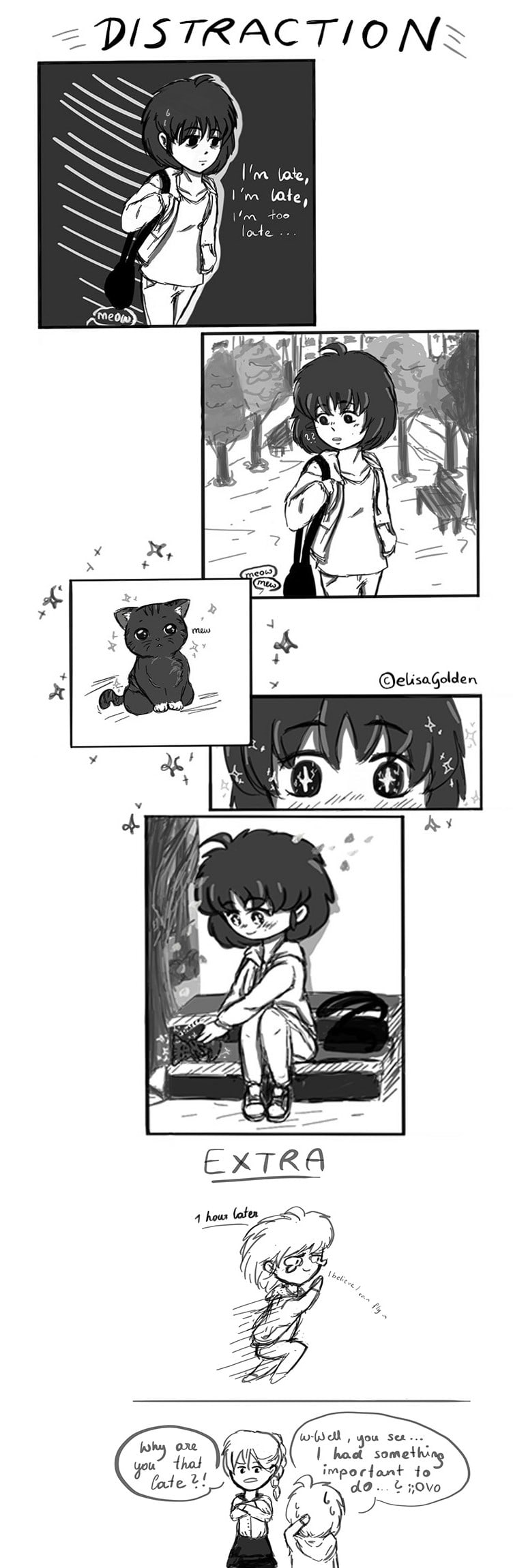 Read an otaku life :: DISTRACTION | Tapas Comics