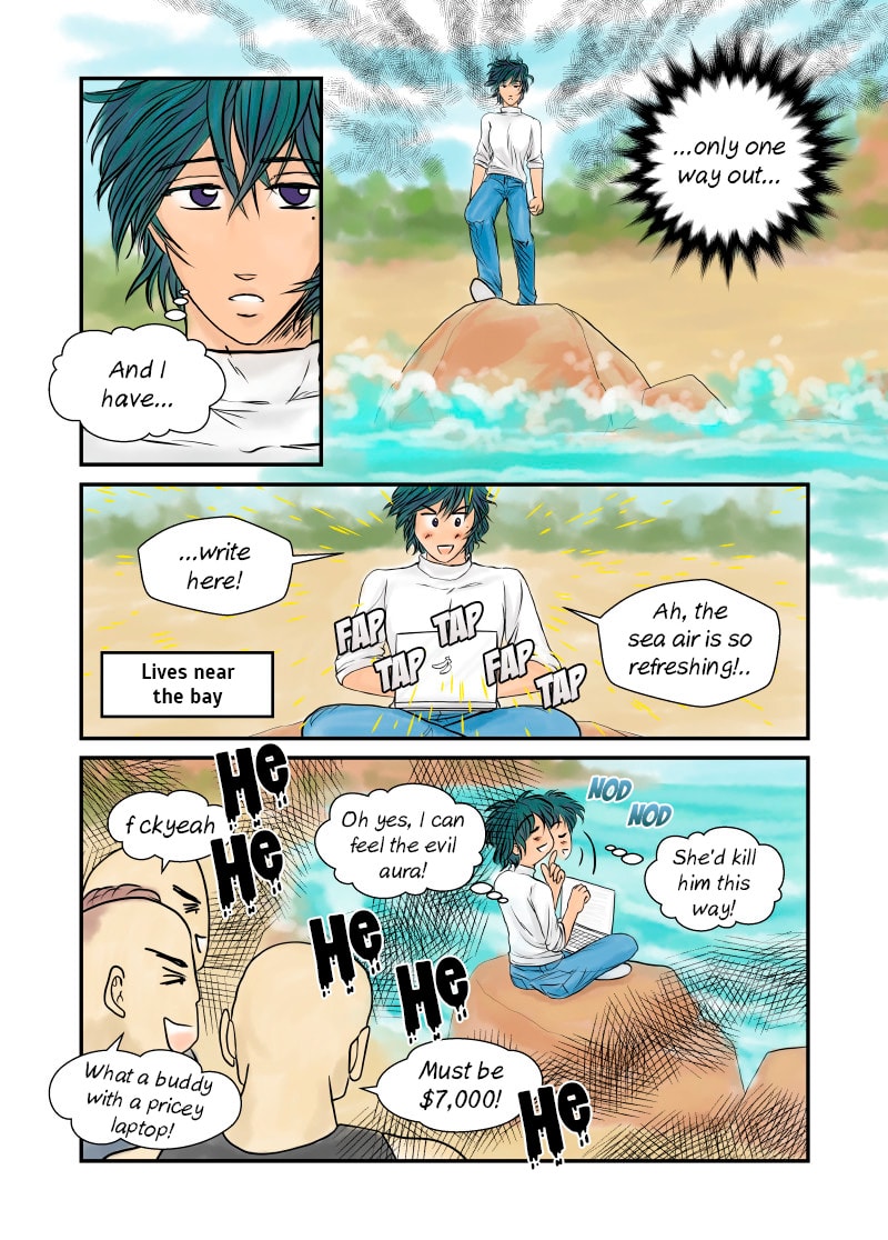 Read The deep water :: Chapter 2 p.07-08 | Tapas Community