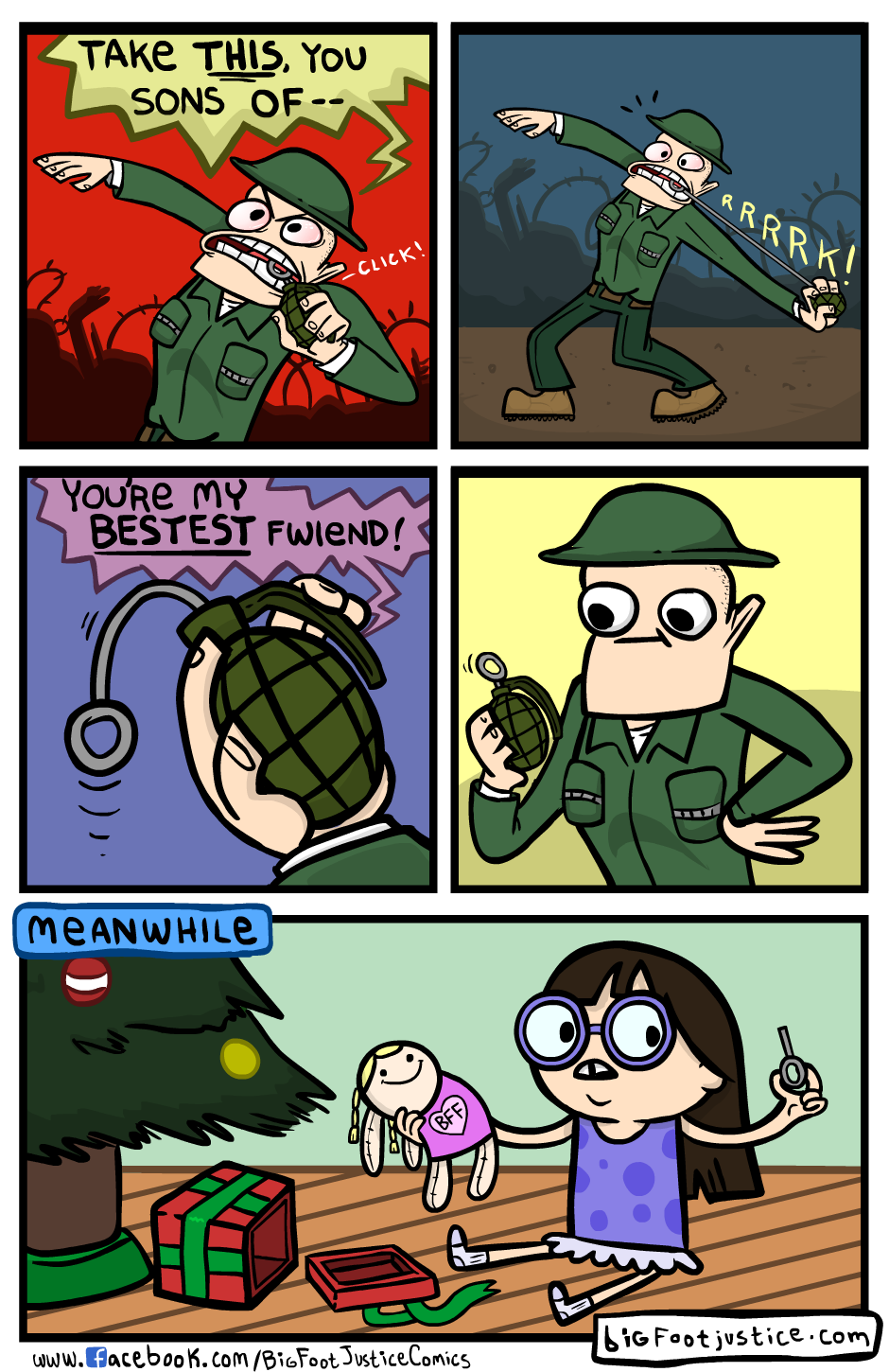 Read bigfoot justice :: Grenade Mixup | Tapas Comics