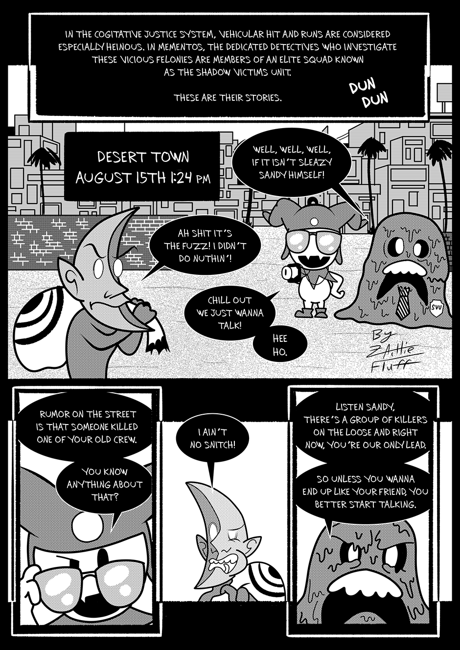 Read Persona Parody Comics :: Sleazy Sandy | Tapas Comics
