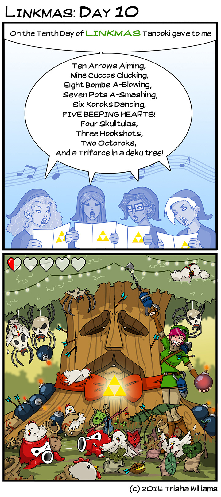 Read Gamer Girl Pinups :: Linkmas: Day 10 | Tapas Community