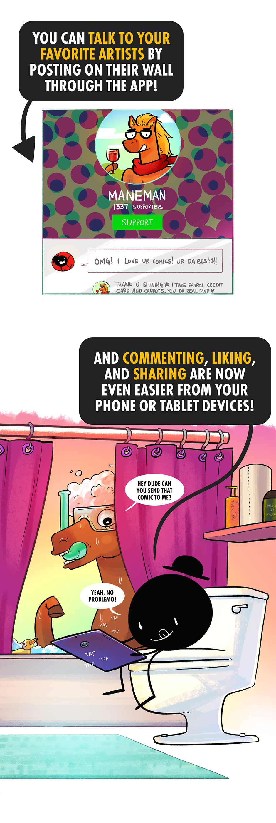 Read The Comic Guide To Tapastic :: APPS ARE HERE! | Tapas Community