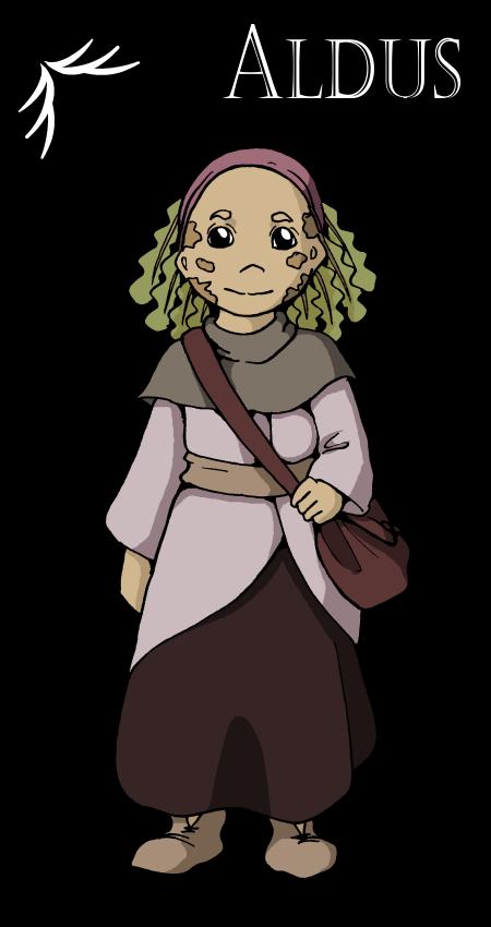 Read Nobody's Library :: Character art for Brother Aldus | Tapas Community