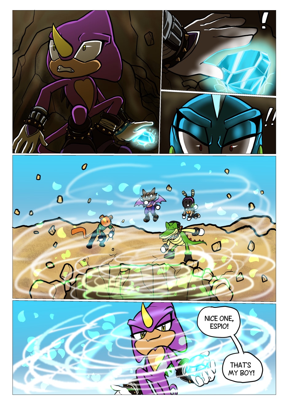 Read Team Chaotix Detective Agency :: Chaos Clash on the Cliffs (part ...