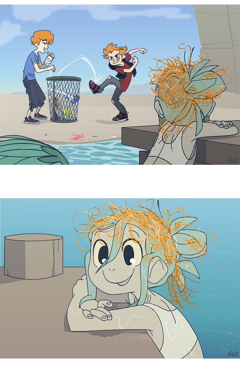 Read The Little Trashmaid :: Trash bin | Tapas Community