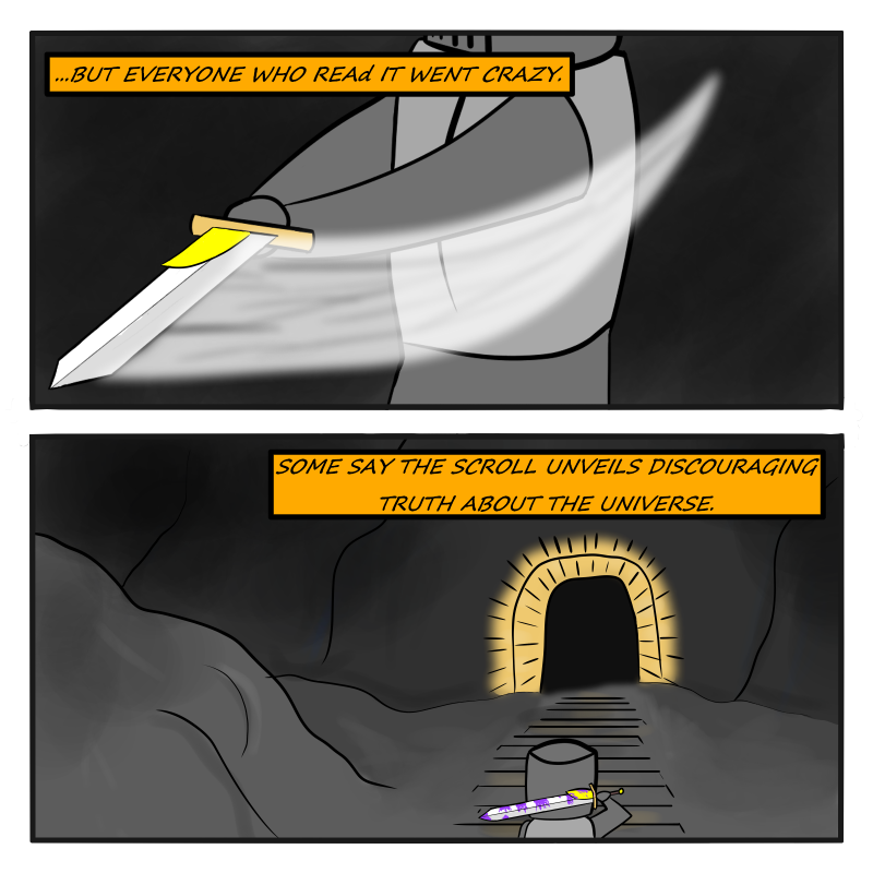 Read Knightdom Tales :: Ep. 5: Scroll of Truth | Tapas Comics