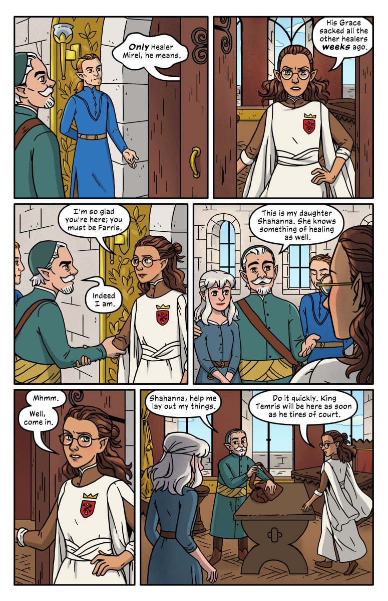 Read Fire Under Stone :: Ch 01 Pg 07 | Only Healer Mirel | Tapas Comics