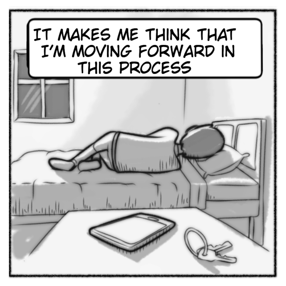 Read Letting Go Comics :: The process | Tapas Comics