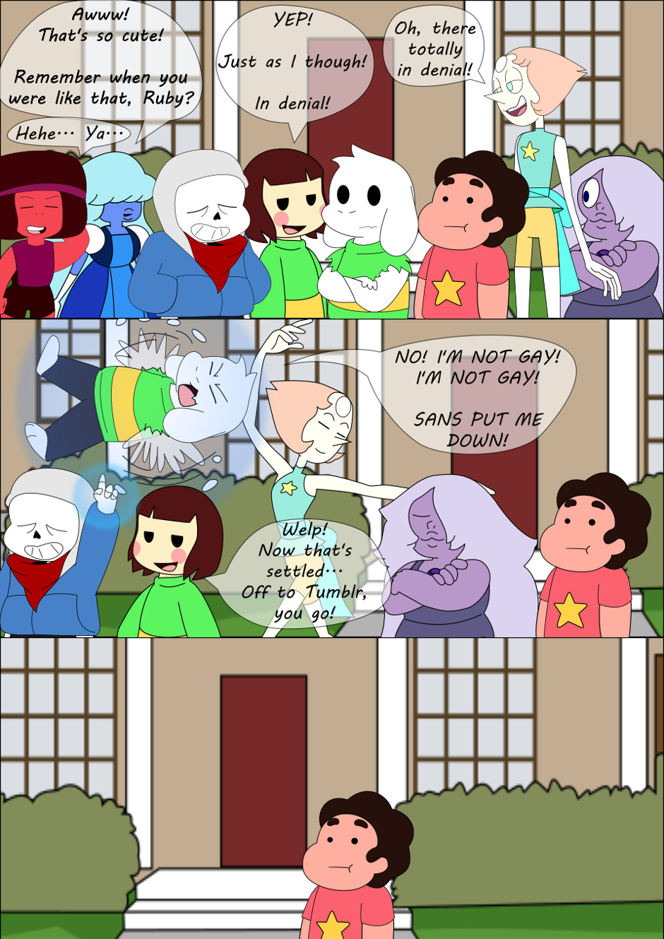 Read Undertale/Steven Universe Crossover Comic :: Page 89 | Tapas Community