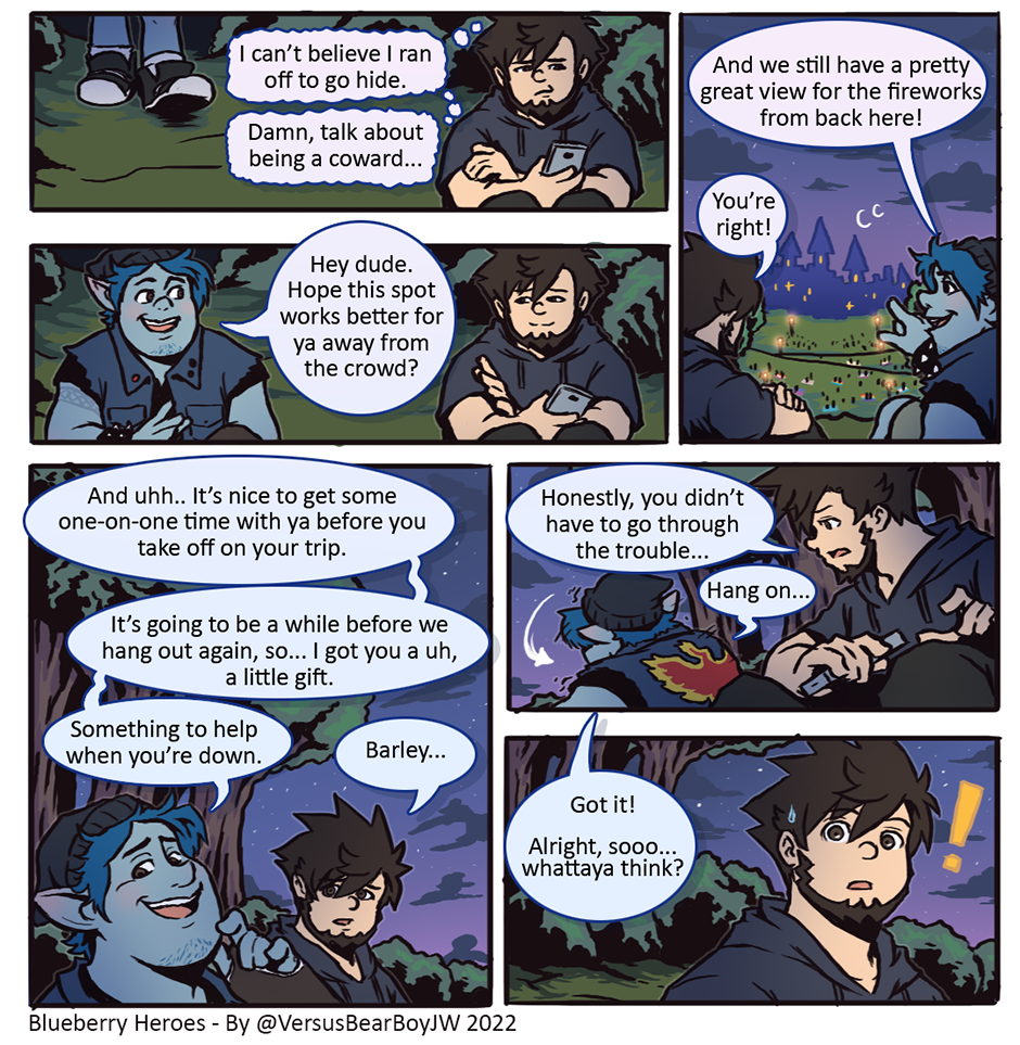 Read Blueberry Heroes :: A parting gift... | Tapas Community