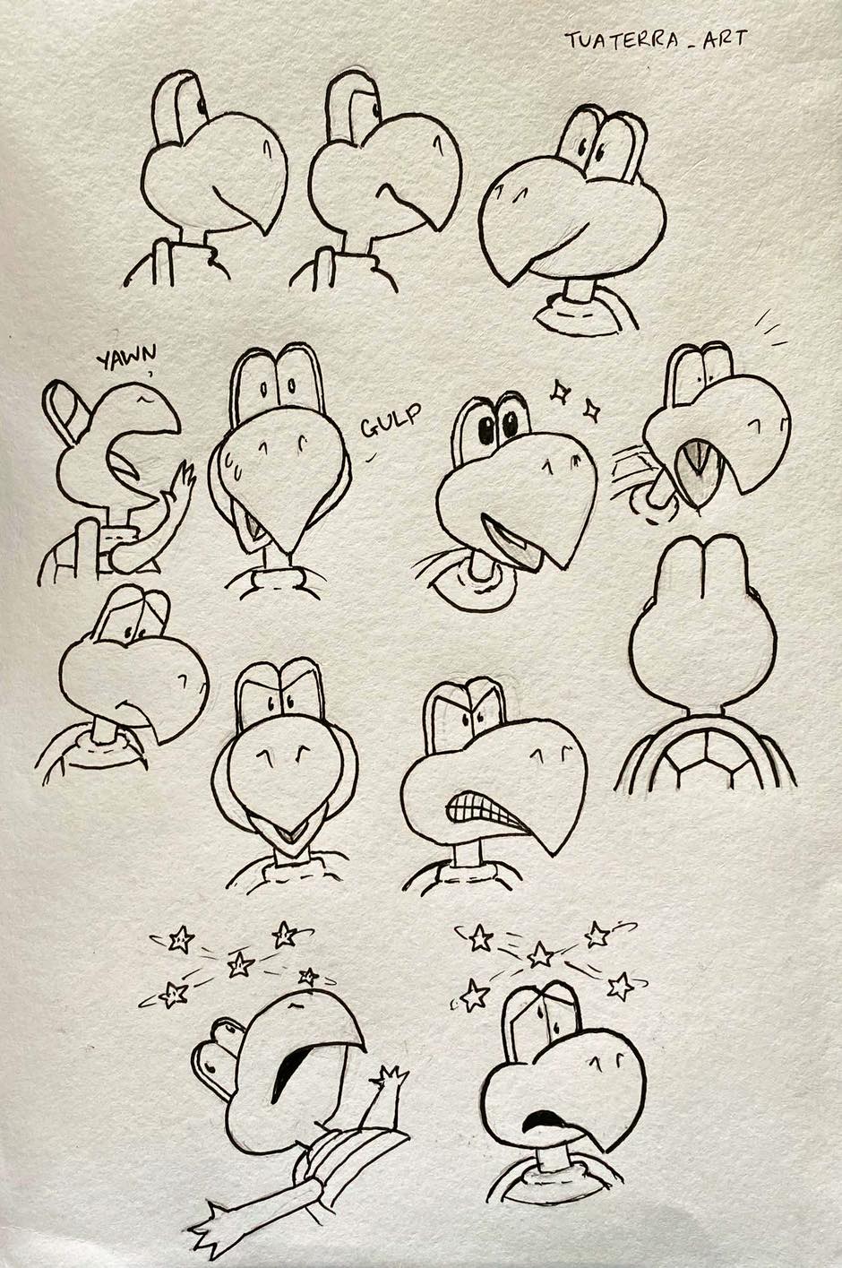 Read Stuff From My Sketchbook (and Sketchpad) :: Koopa Troopa Character ...