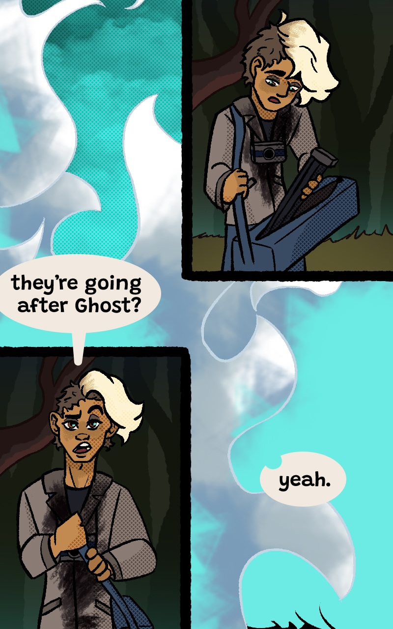 Read Wisp of shadows :: ch. 2) spreading ash part 2 | Tapas Comics