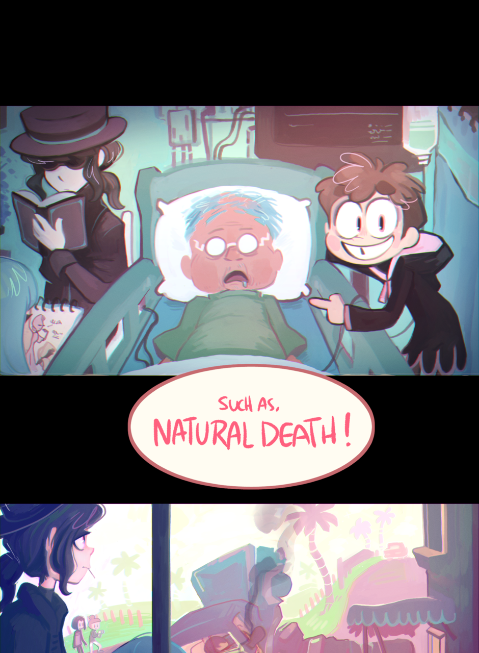 Read DeathSitter :: Intermission 1 (1) | Tapas Community