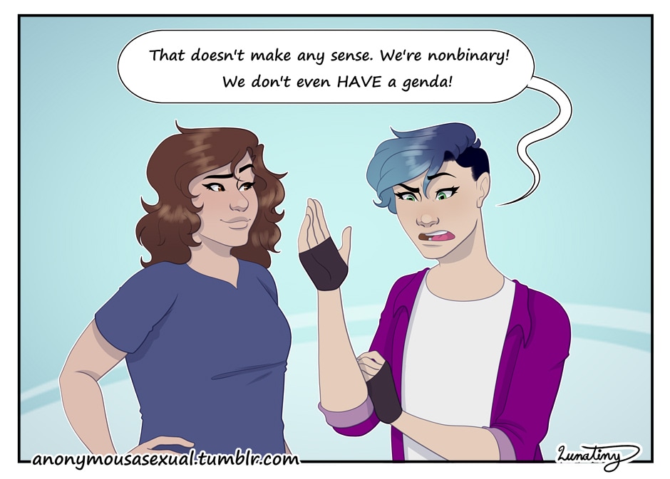 Read Anonymous Asexual :: Nonbinary Agenda | Tapas Community