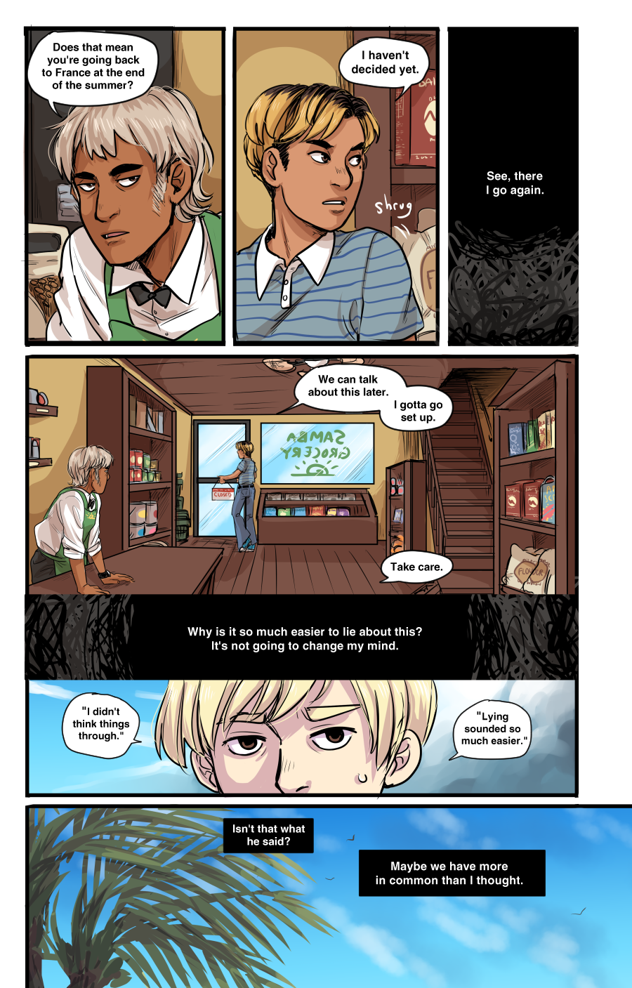 Read Ultramarine Weather :: ch 5, pg 113 | Tapas Comics