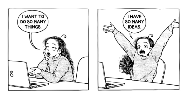 Read Cassandra Comics :: Wanting to do so many things | Tapas Community