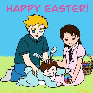 Read Peach and Cream :: Happy Easter! | Tapas Community